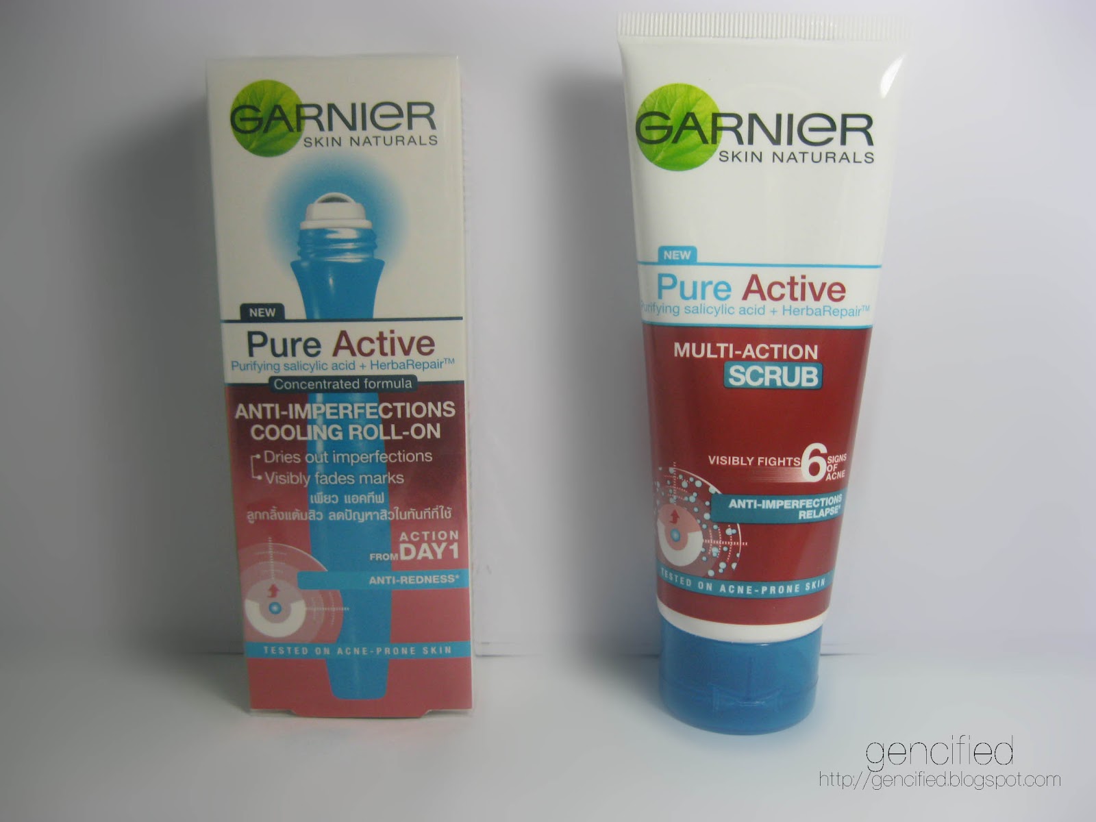 GENCIFIED: Review: Garnier Pure Active Multi-Action Scrub and Anti ...