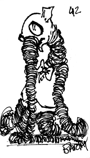 Barclay-Studio: #42 of 100 Elephants: Slinky