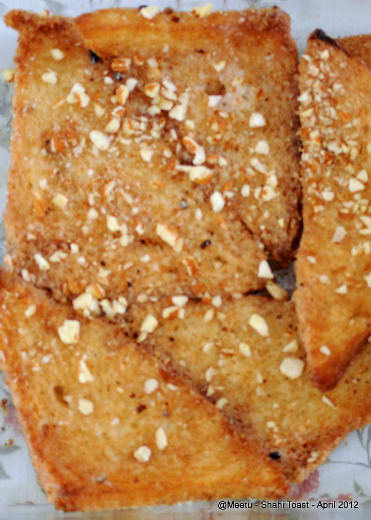 Scrumptilicious! Shahi Toast | ReturnToBasics