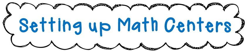 Kindergarten Math Centers - Little Minds at Work
