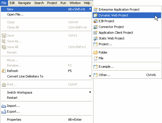 Tutorials For Java Struts Springs Hibernate Mysql Struts Hello World Example In Eclipse