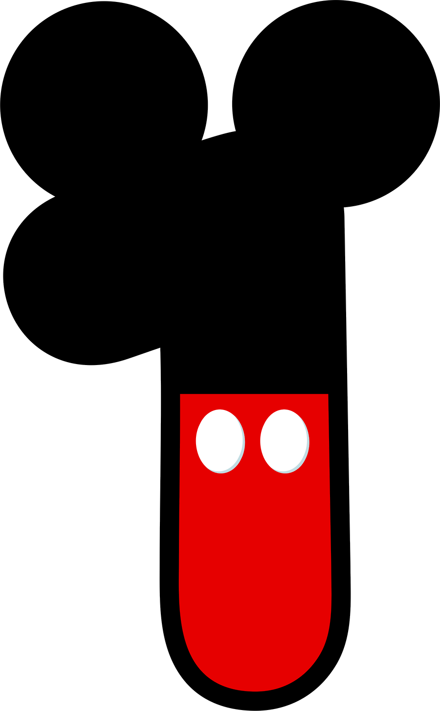 Números del 1 al 5 con Pantalón Corto y Orejas de Mickey. - Oh my ...