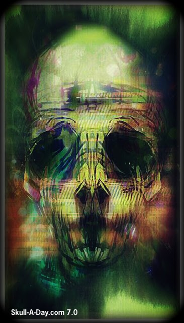 Creepy Cell Phone Skulls