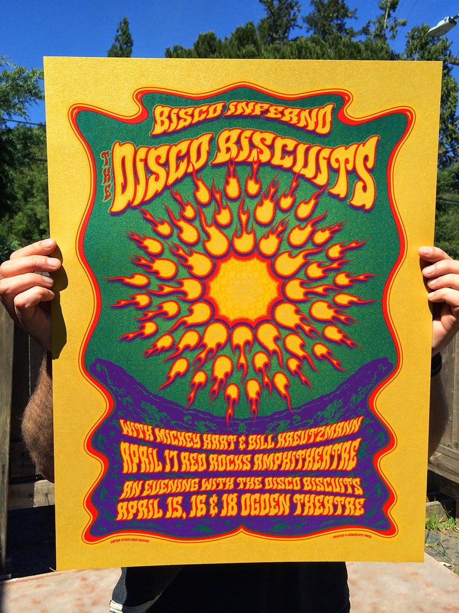 INSIDE THE ROCK POSTER FRAME BLOG: Dave Hunter The Disco Biscuits with ...