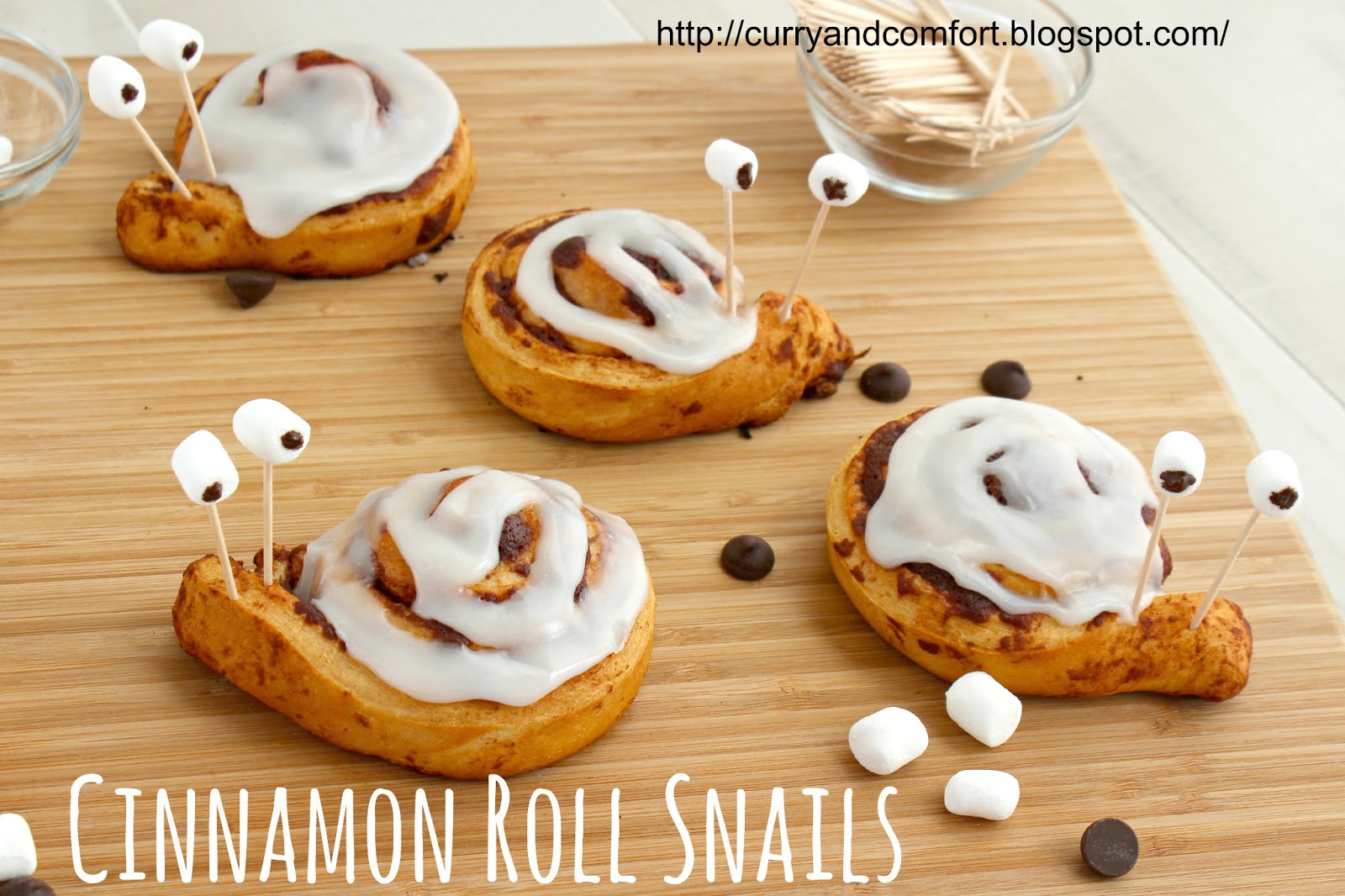 Kitchen Simmer: Cinnamon Roll Snails