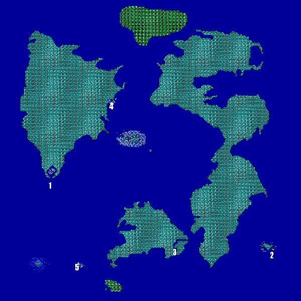 Mapas de Farmeo: Final Fantasy III Mapa guia