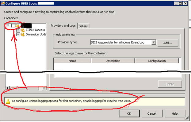 Enable Ssis Package Logging With Dated Output Filename
