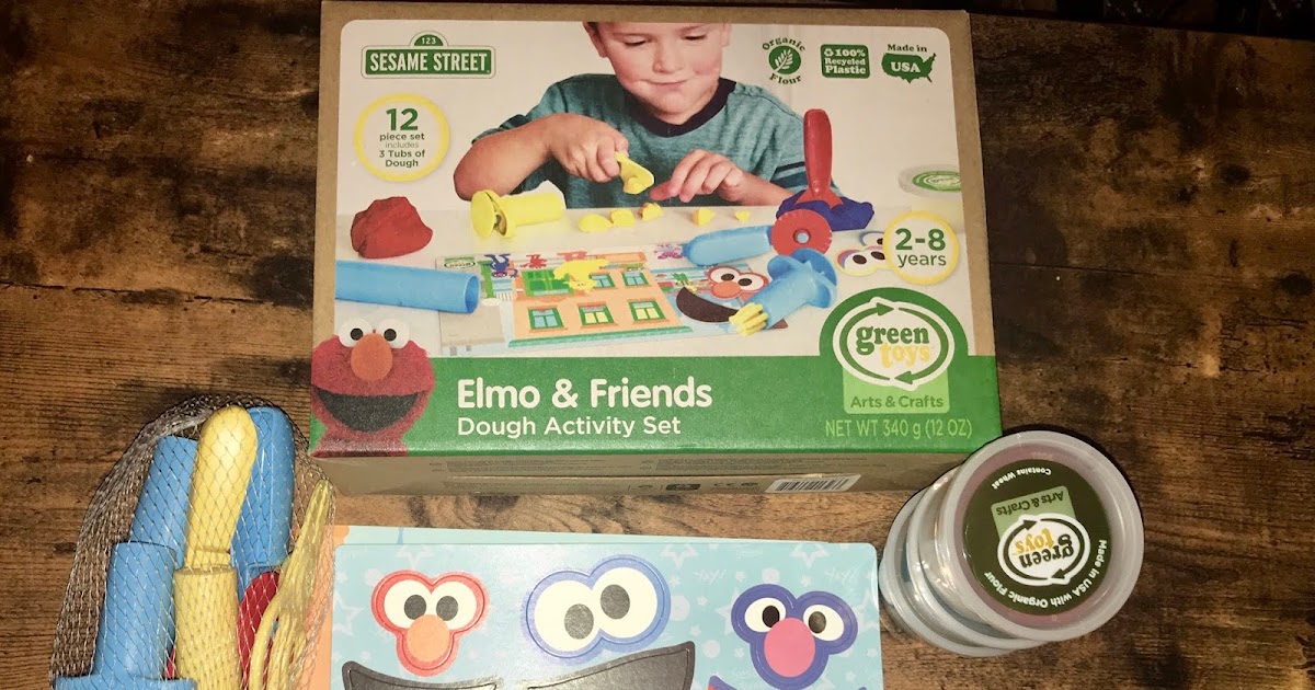 Elmo and Friends Dough Activity Set from Green Toys