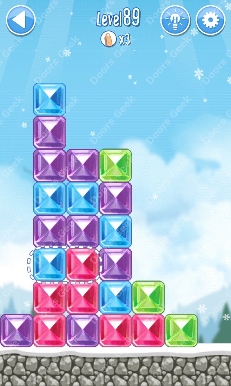 Break The Ice (Alps) Level 89 Solution ~ Doors Geek