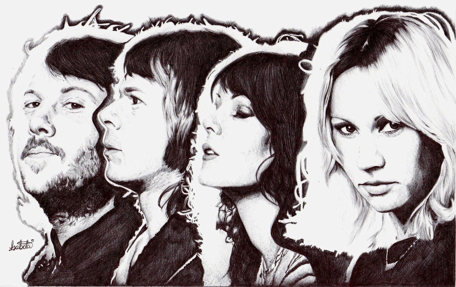ᗅᗺᗷᗅ - The Blog Book: The girl behind the drawings of ABBA - The Magic ...