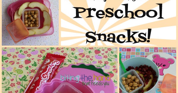 Biting The Hand That Feeds You: May 2013 Preschool Snacks - Week 1