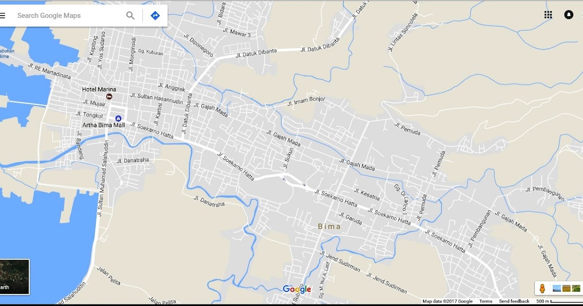 Peta Kota Bima