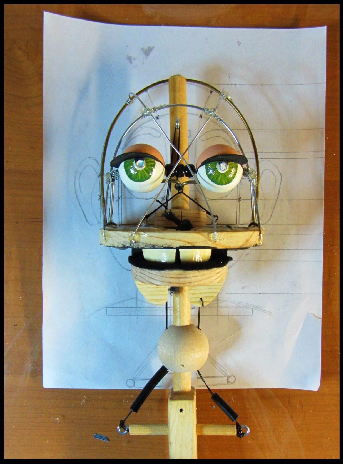 James Maynard Theatrical Designs: PUPPET HEAD ASSEMBLY
