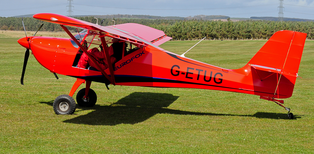 Borders Gliding Club Blog: Sunday 28th April - EuroFox Vist to Milfield