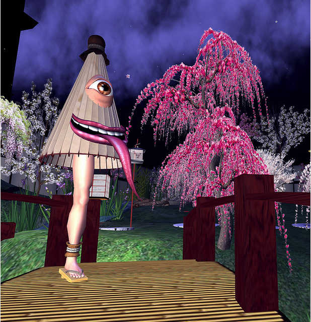 Toshidama Gallery Japanese Prints: Of Men and Umbrellas - Kasa-obake in ...