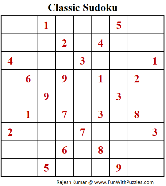Standard Sudoku Puzzles (Fun With Sudoku #287, #288)