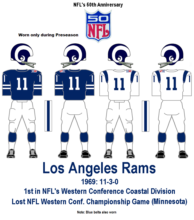 Bill's Update Blog: 1960-69 Los Angeles Rams