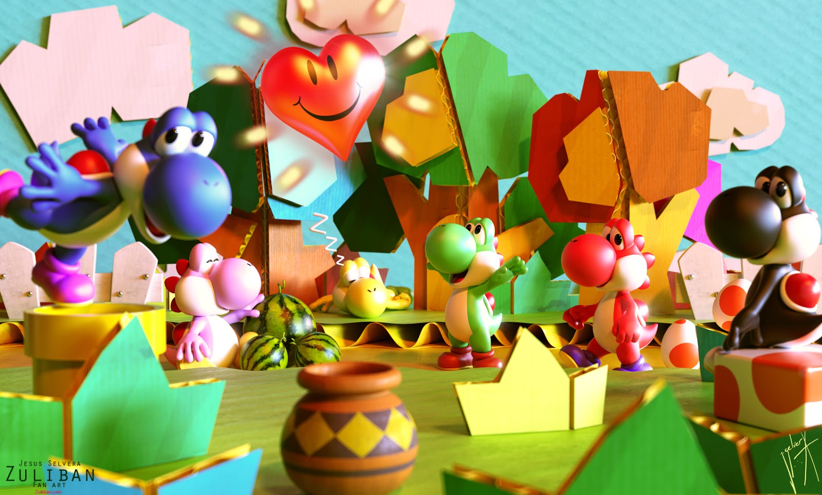 Yoshi’s Story (N64) é uma colorida aventura em busca da felicidade ...
