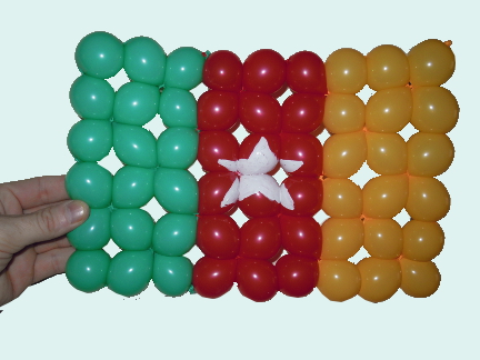 CLASSICAL: Vatican balloon flag. Algeria balloon flag