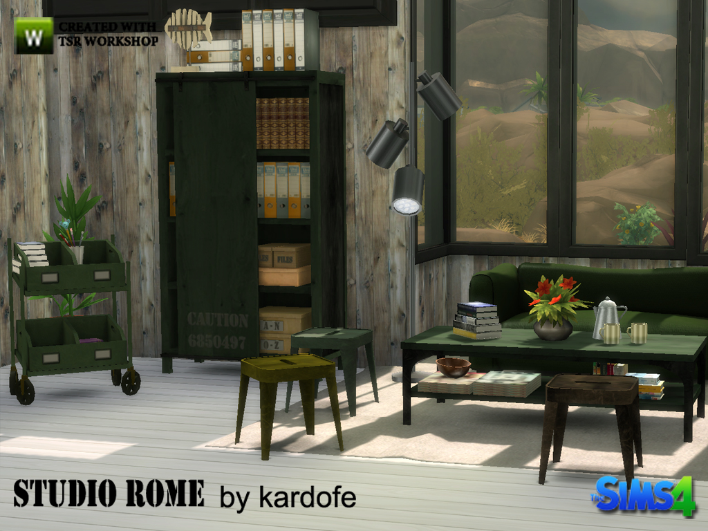 kardofe Creaciones Sims: STUDIO ROME