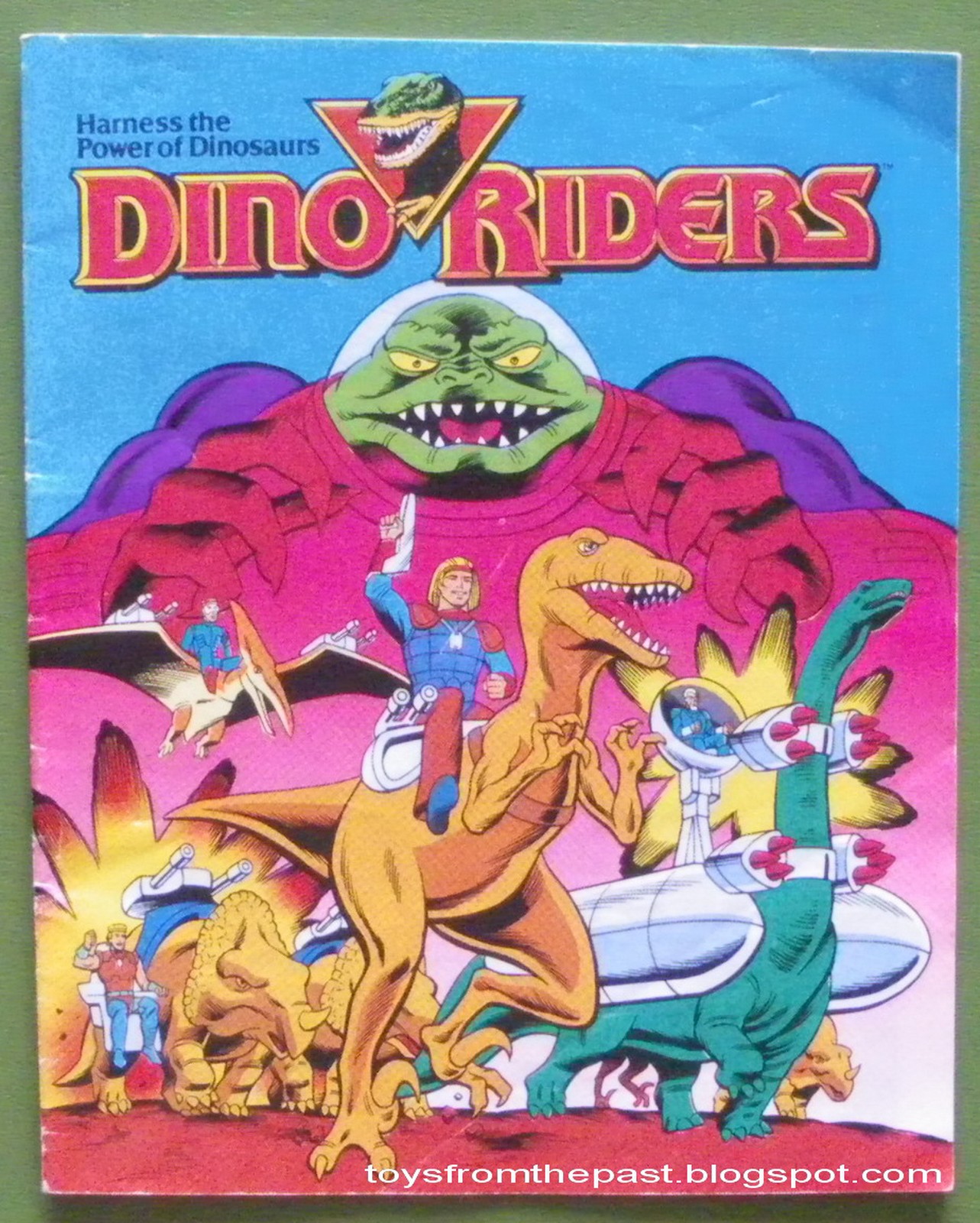 Toys from the Past: #262 DINO RIDERS – DIMETRODON with SHADO (1989)
