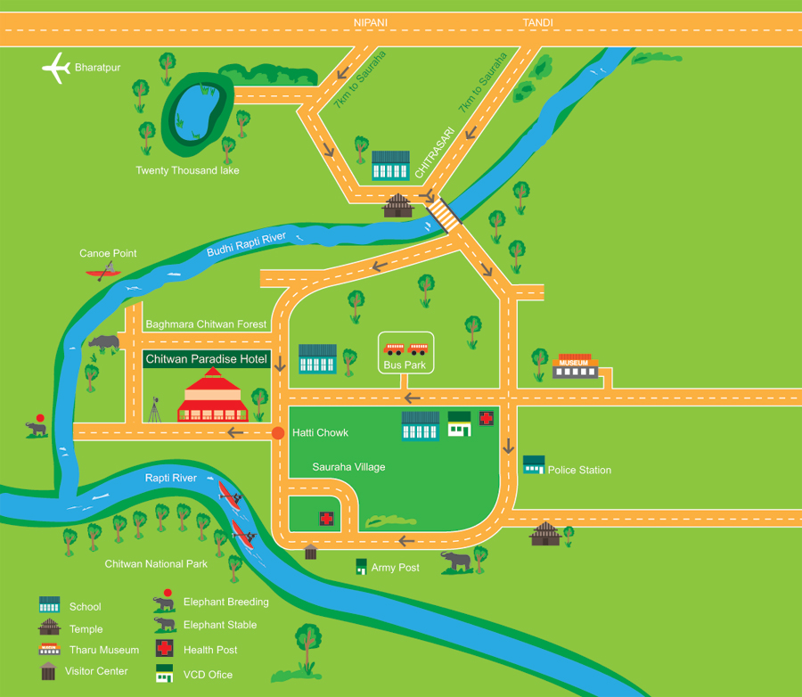 Explore Nepal Tour: How to get Sauraha,Chitwan, Nepal