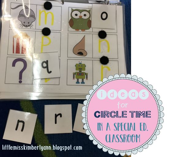 Little Miss Kim's Class: Ideas for Circle Time in a Special Education ...