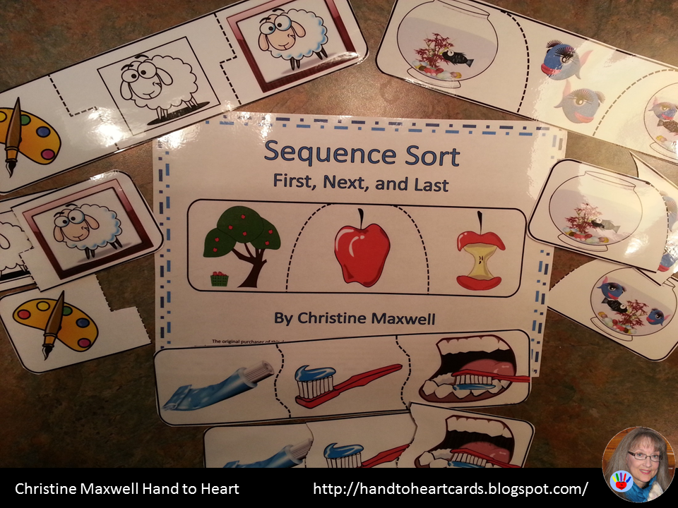 Hand to Heart : Sequence Sorting Puzzles or First, Next and Last