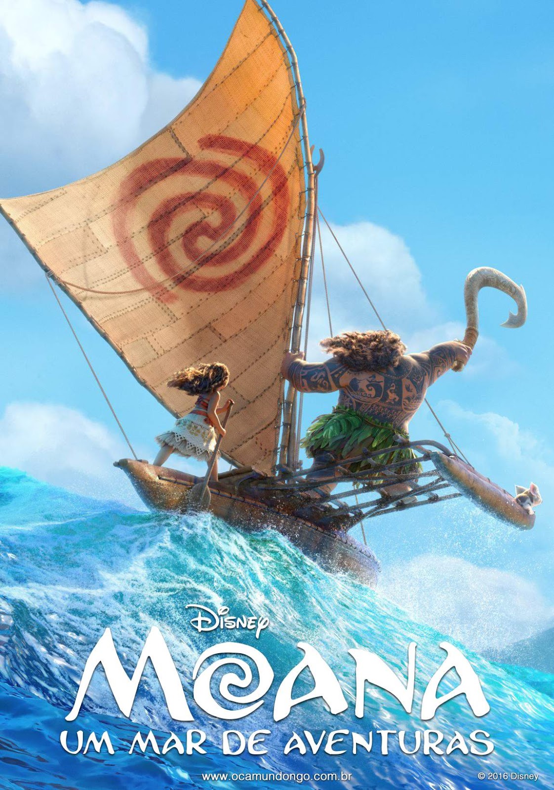 Resenha Crítica #25: Moana - Um Mar de Aventuras. E de verdades também.