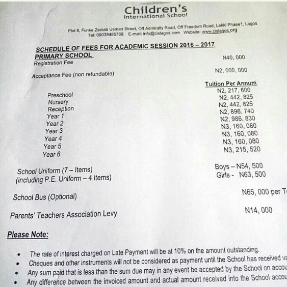 Check Out This Nigerian School Where Nursery & Primary Pupils Pay N3M ...