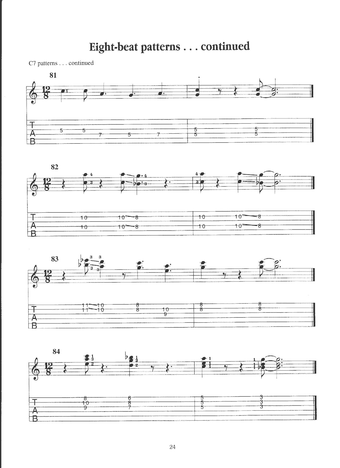 Phoe Aye: 101 Bad to the Bone Blues Guitar Rhythm Patterns - by Larry ...