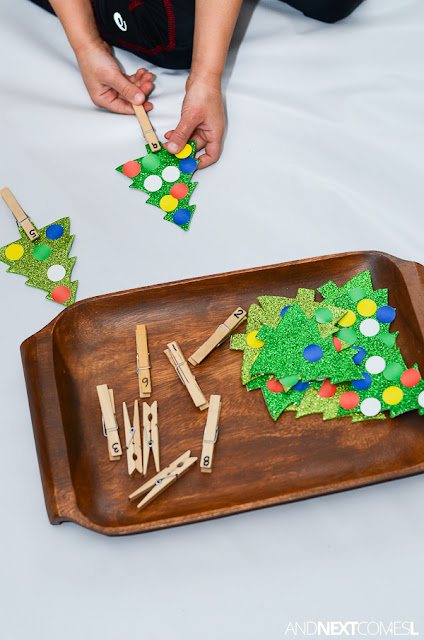 Christmas Counting Fine Motor Math Activity | And Next Comes L ...