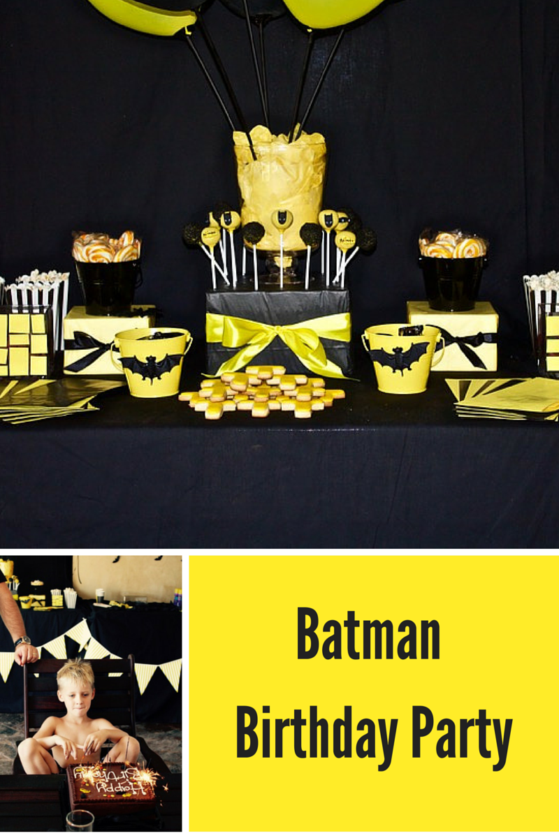 Appropriate Madness: Batman Themed Birthday Party