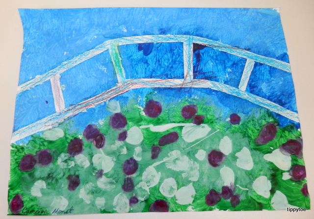Tippytoe Crafts: Monet's Water Lilies