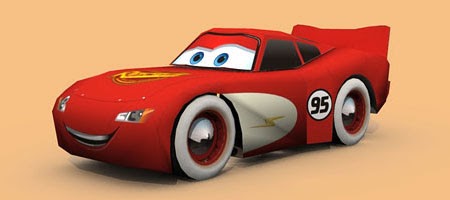 Papercraft - Lightning McQueen Radiator Spring Paint Job - Papercraft4u ...
