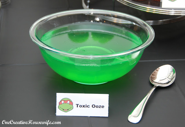 One Creative Housewife: Teenage Mutant Ninja Turtle Party {Part 2 The Food}