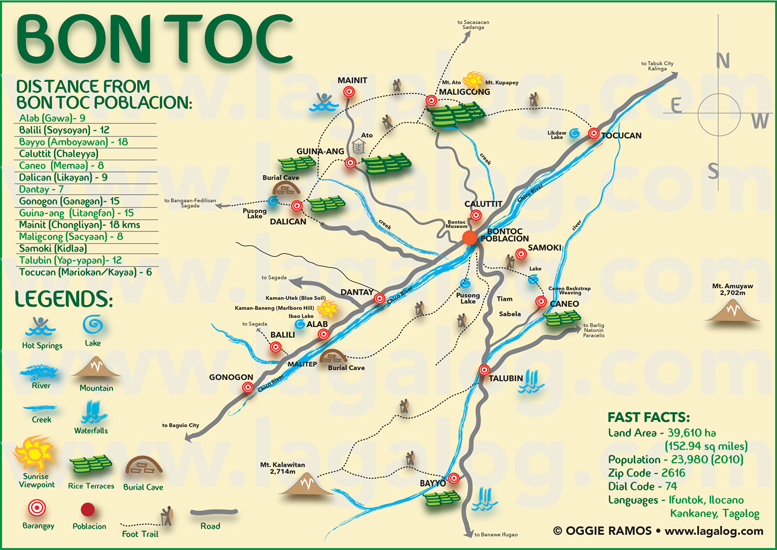 Lagalog Philippines Travel Photography Blog: Bontoc, Mountain Province ...