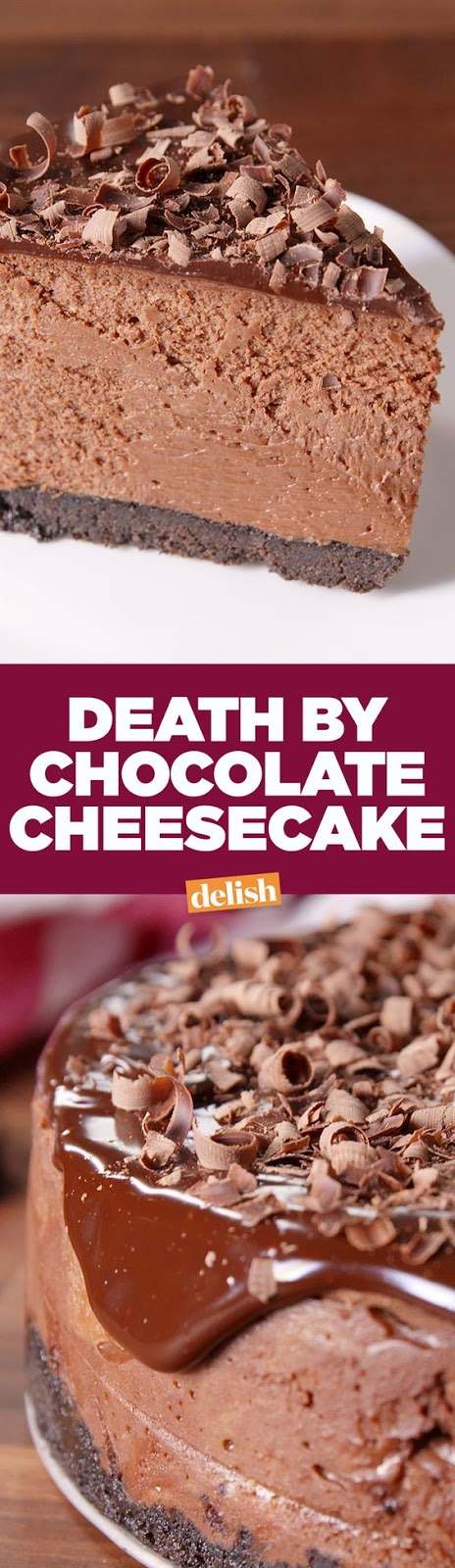 Death By Chocolate Cheesecake | Aimer La Cuisine
