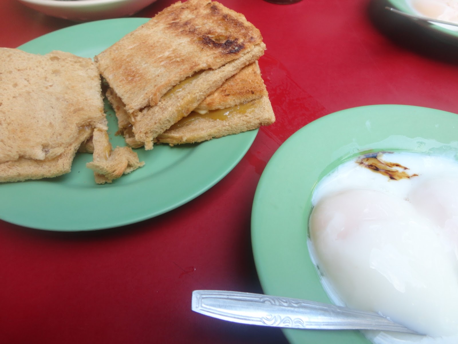 Honeybrook Delights: Breakfast: Ya Kun Kaya Toast, Singapore