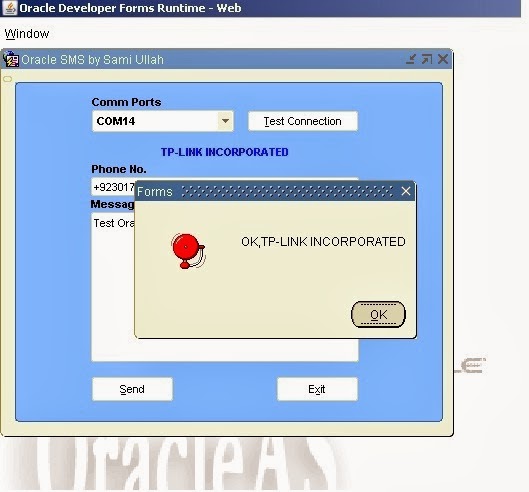 Sami Zaffar S Blog Send Sms From Oracle Forms