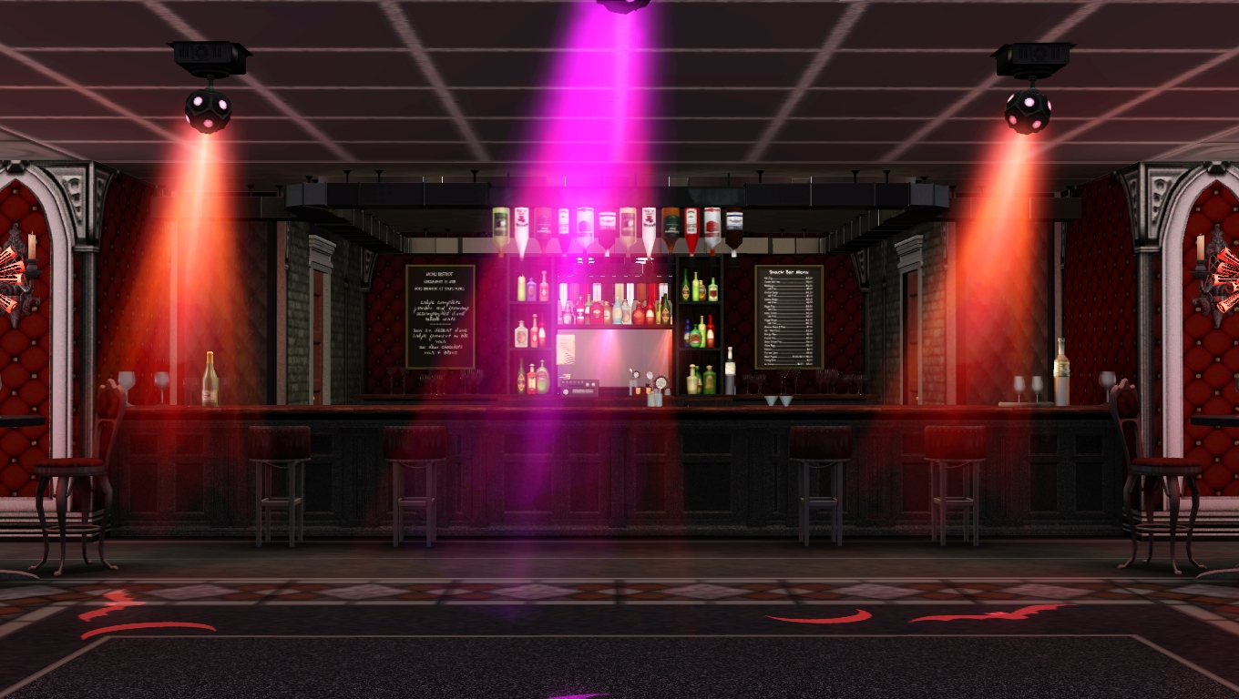 Sims 3 ComfoLife Design Studio: Bloodred Ruby Vampire Lounge: Download