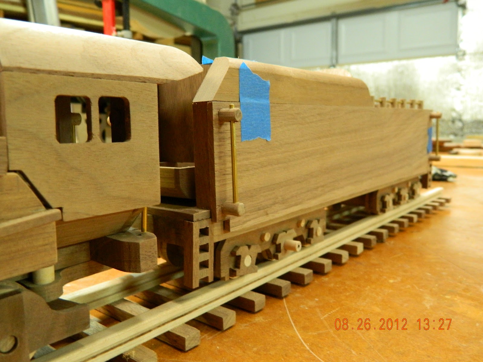 Johnson's Woodworks: 1949 Reading Steam Freight Train Scale Model