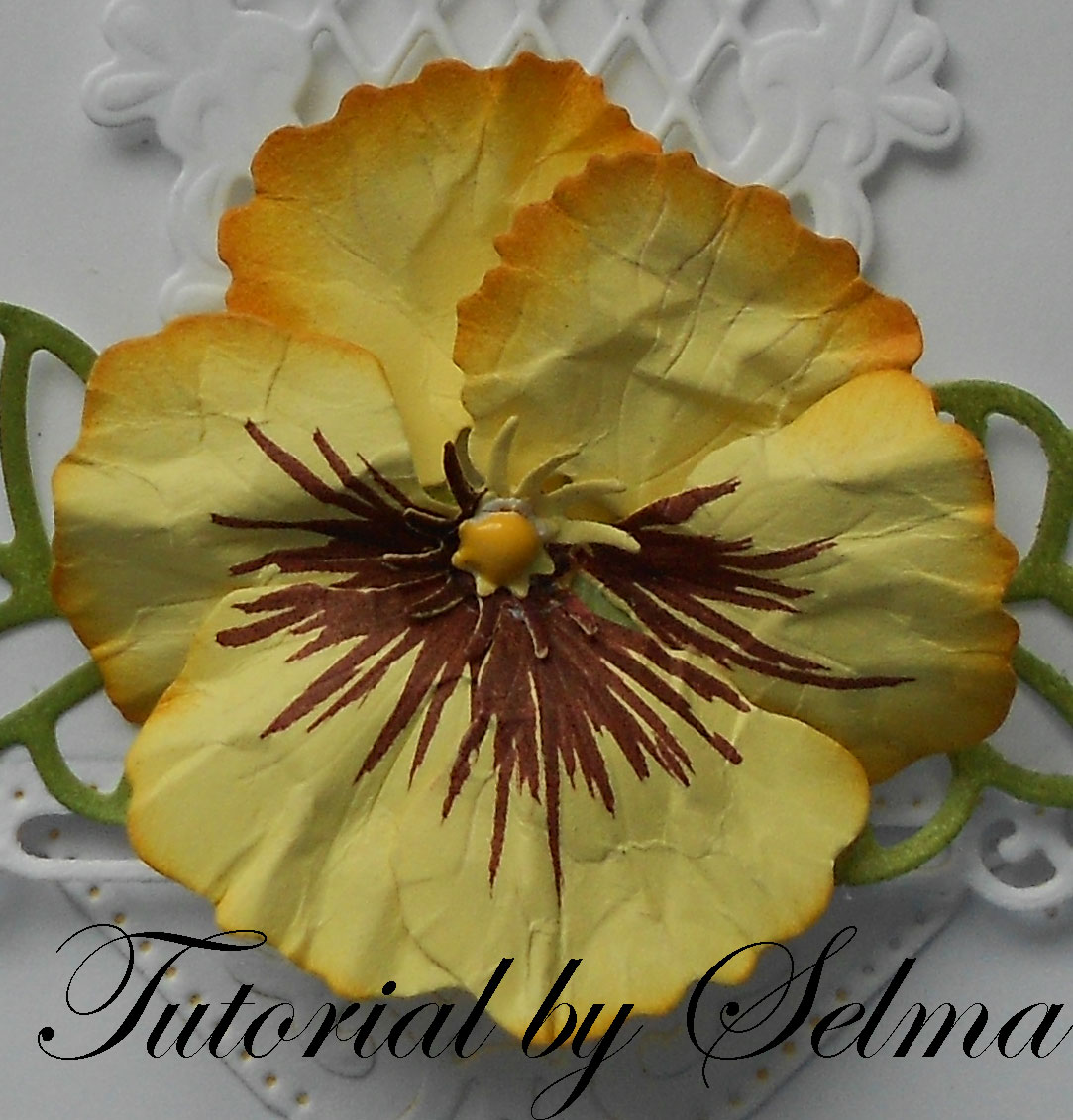 Selma's Stamping Corner and Floral Designs: Pansy Tutorial