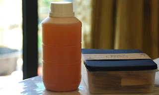 My little vegetable garden: EM effective microorganism.