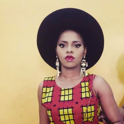 Awww! Singer Chidinma debut proudly Africa makeup looks