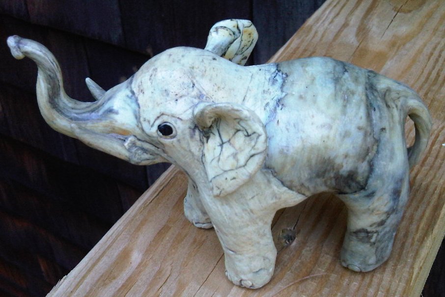 InkTracks: a clay animal, this time