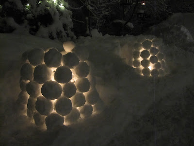 Min Naturliga Sida: Veckans dagispyssel: Snölykta