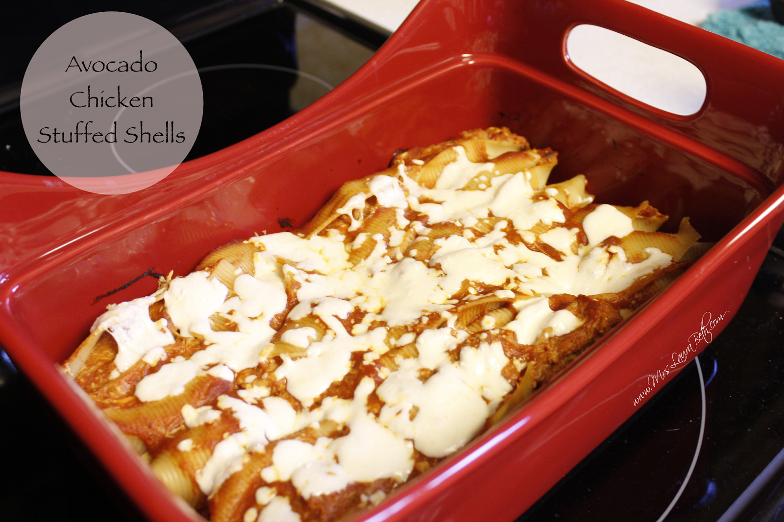 Mrs. Laura Beth: Avocado Chicken Stuffed Shells