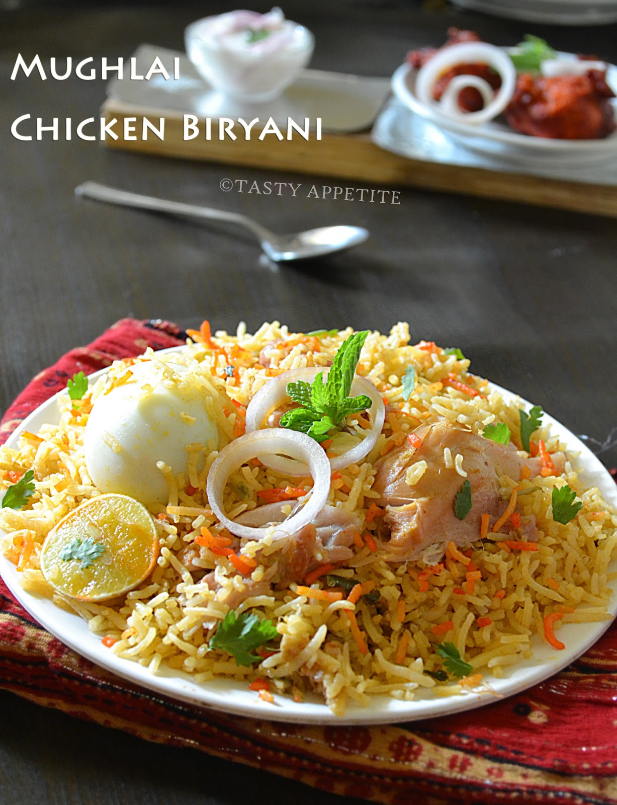 How to make Mughlai Biryani – Mughlai Chicken Biryani / Spicy Biryani ...