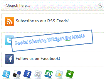 How to add a social media sharing widget to blogger blogs ~ Incredible ...